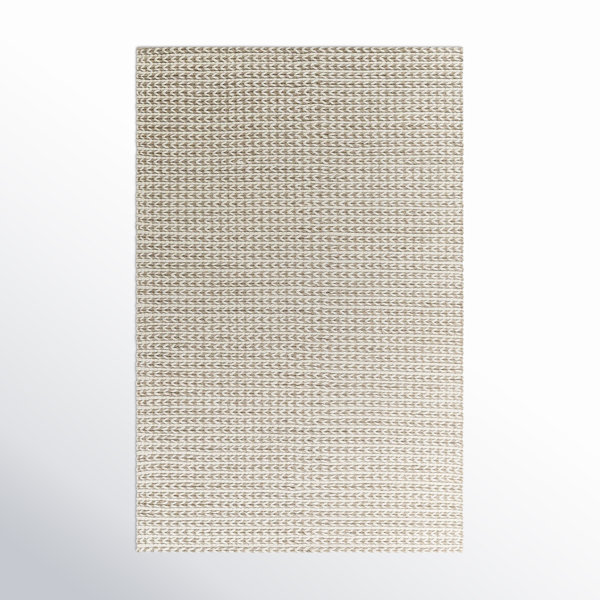 Auria Chevron Handmade Flatweave Wool/Polyester Area Rug in Light ...