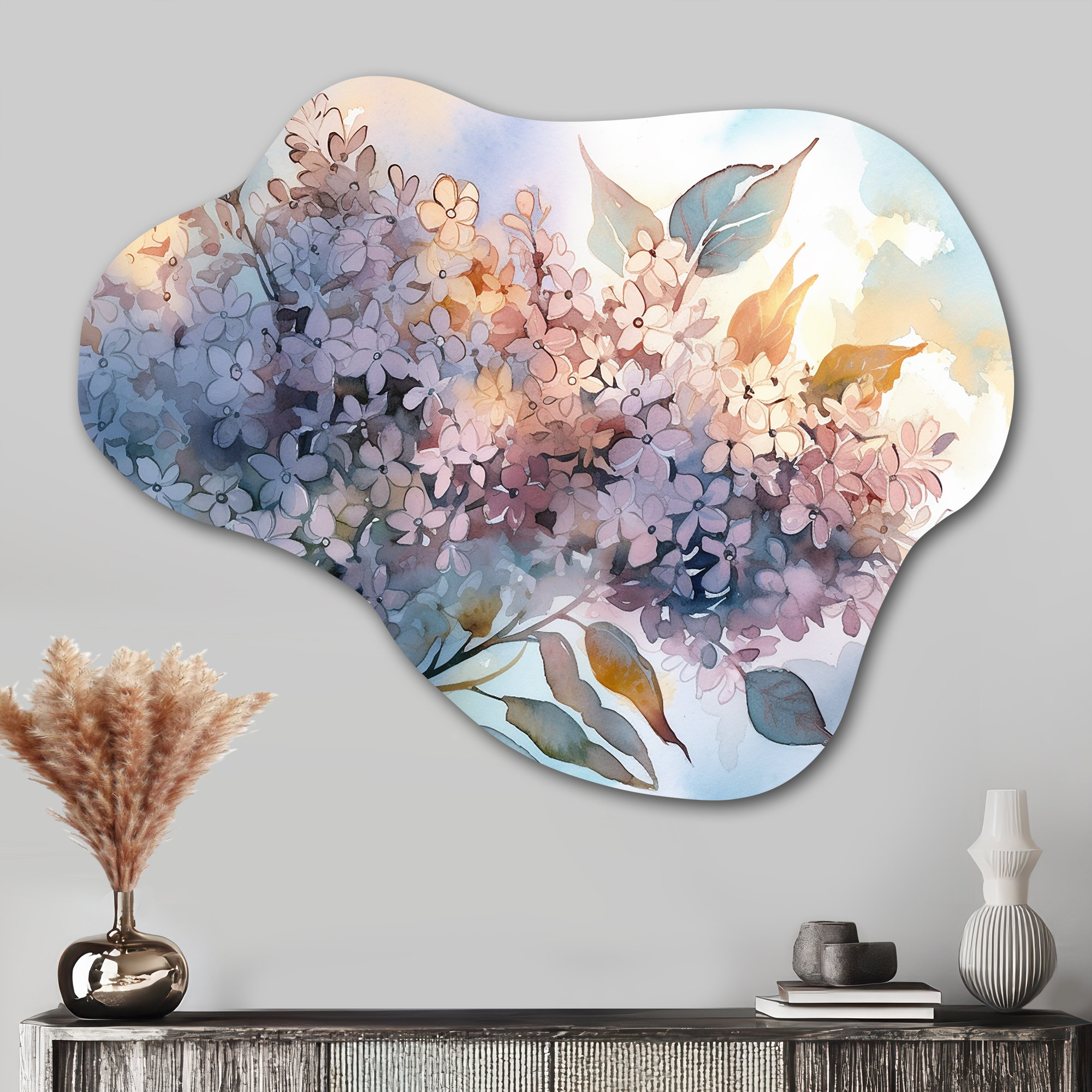 Lark Manor™ Purple Lilacs Aromatherapy - Lilacs Cloud Shape Irregular ...