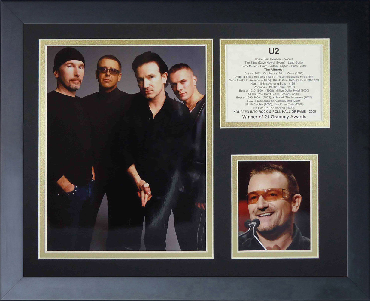 Legends Never Die U2 Framed Memorabilia | Wayfair