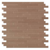 Speed tiles Linear 11.97'' W x 12.09'' L Metal Peel and Stick Mosaic ...