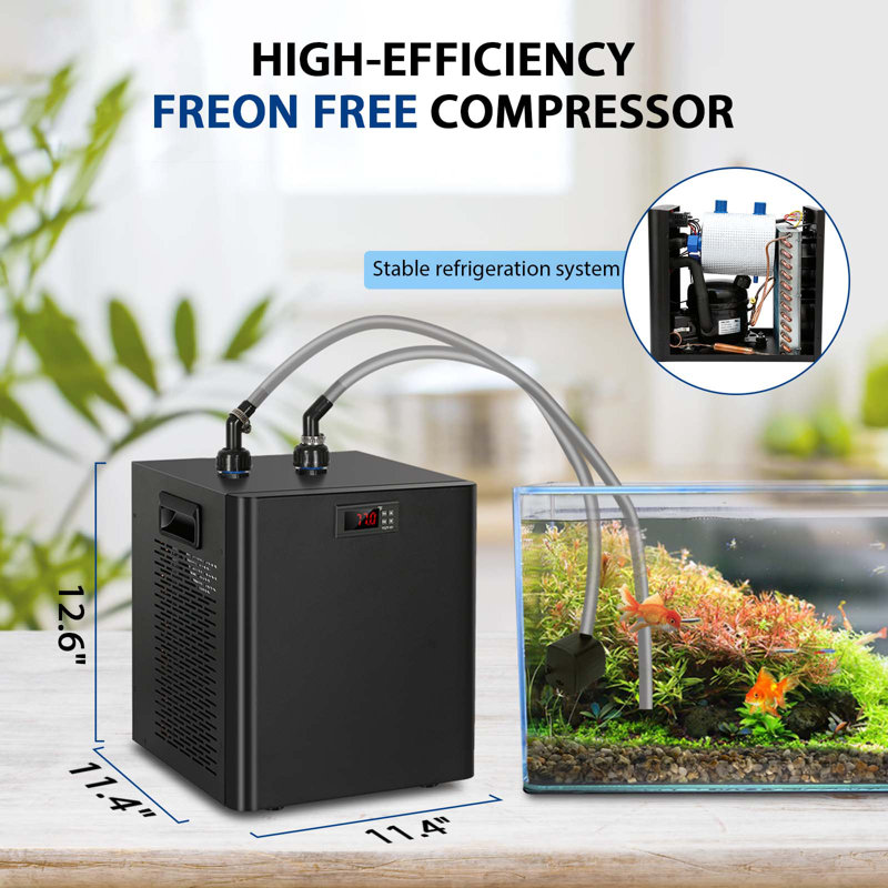 Tucker Murphy Pet™ 42/79 Gal Aquarium Chiller, 1/10&1/3 HP Fish Tank ...