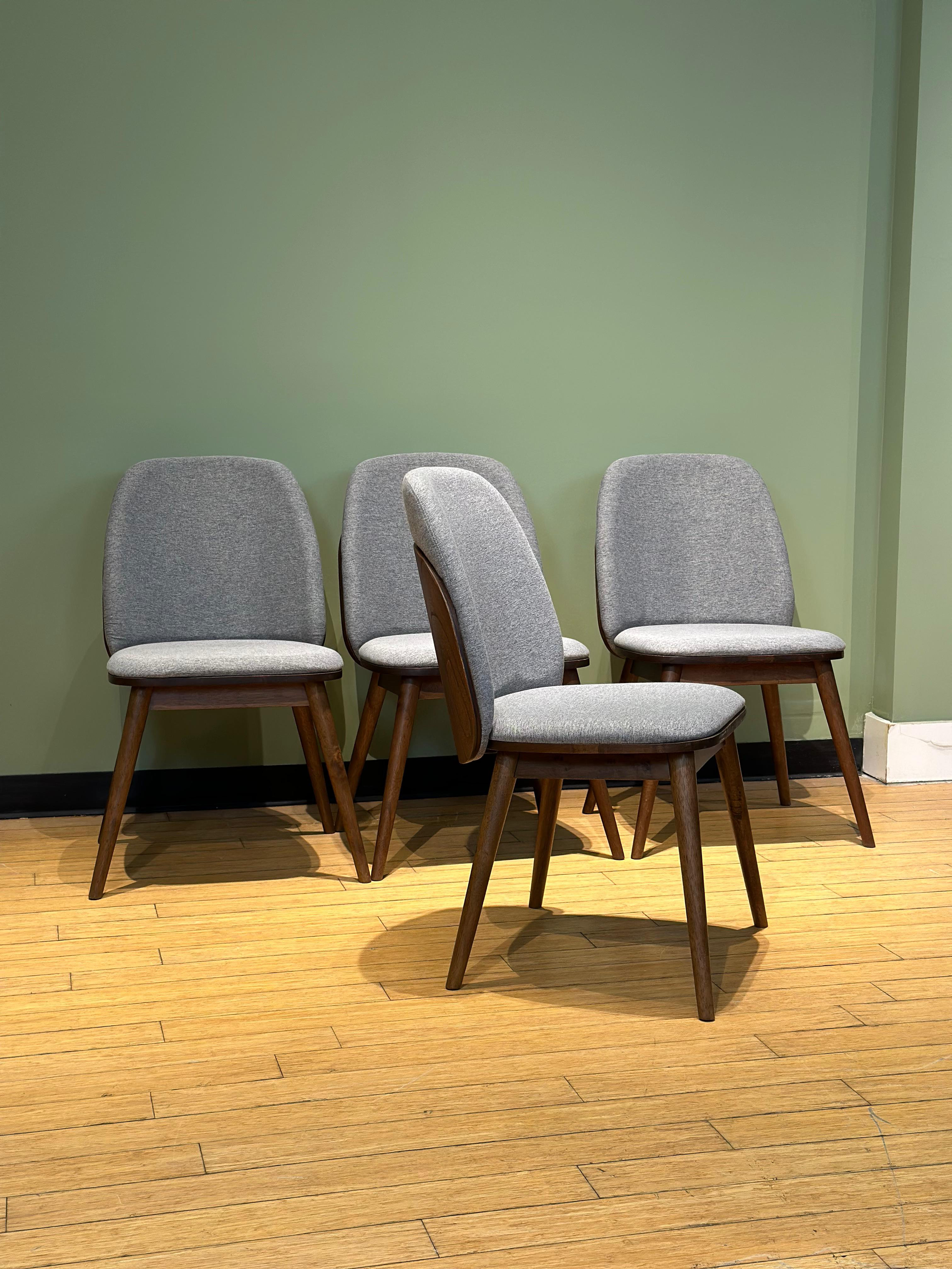 Corrigan Studio® Beka Gray Dining Chairs (Set Of 2) | Wayfair