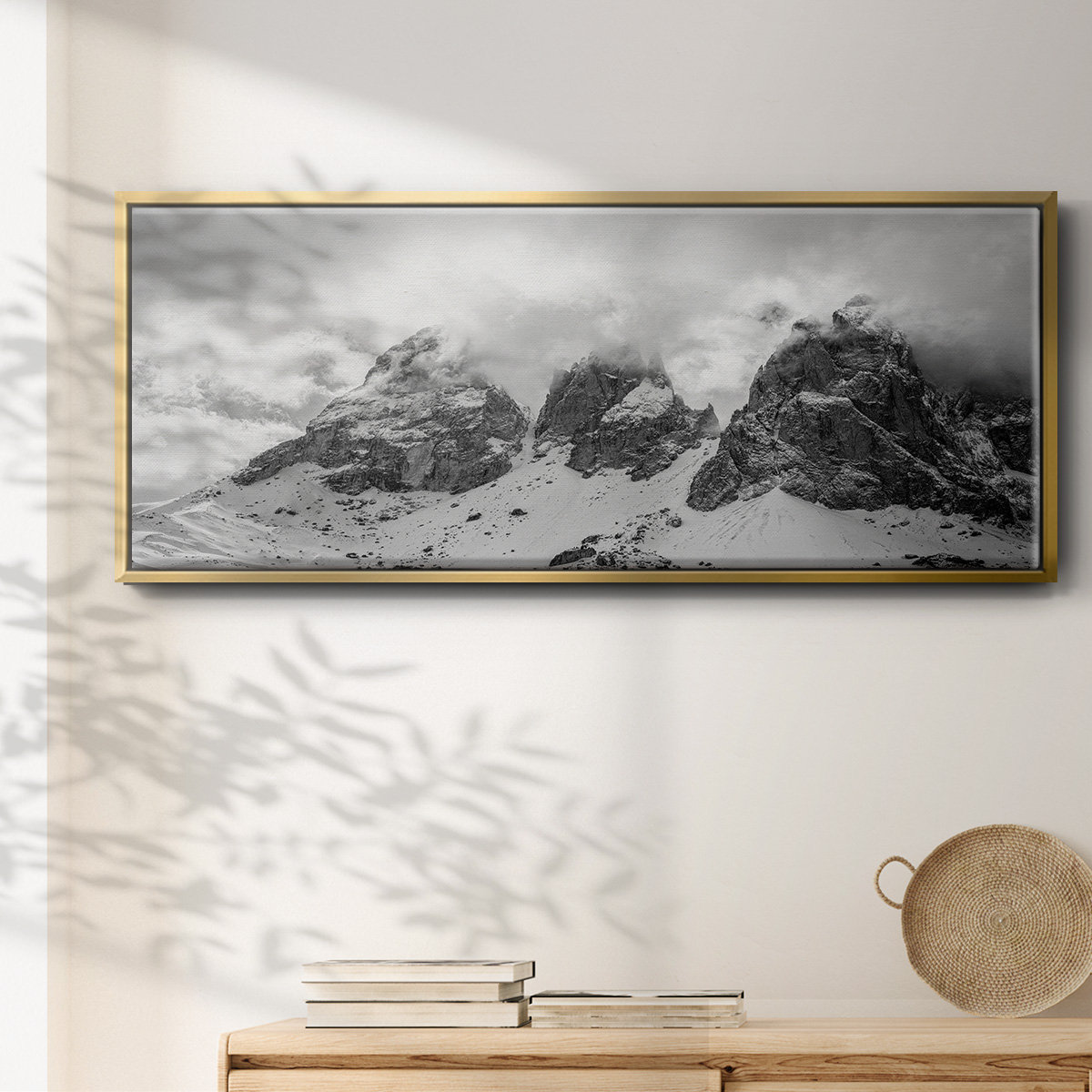 Millwood Pines Dolomites - Floater Frame Print on Canvas | Wayfair