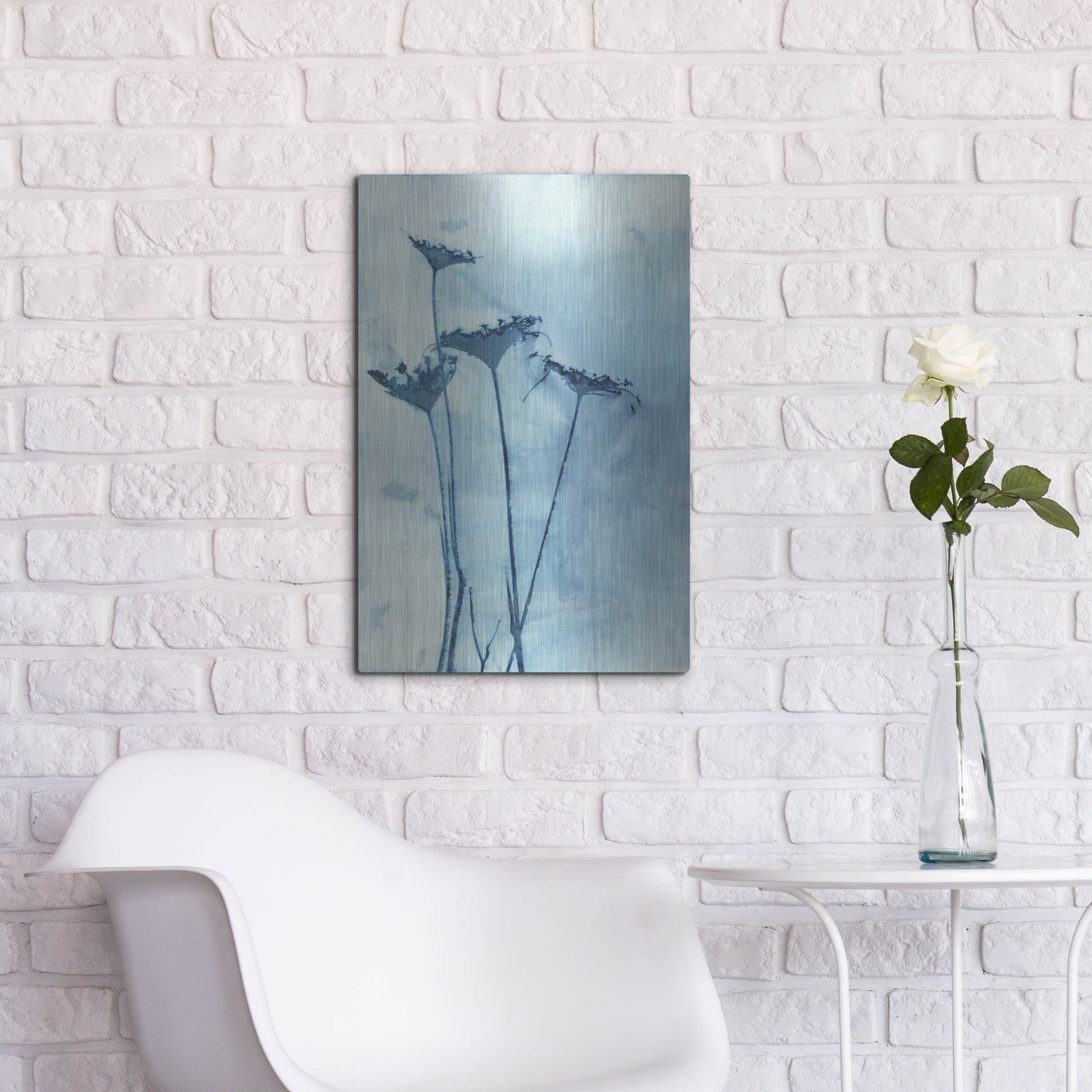 Winston Porter Blue Anne' by Krista Mccurdy, Metal Wall Art | Wayfair