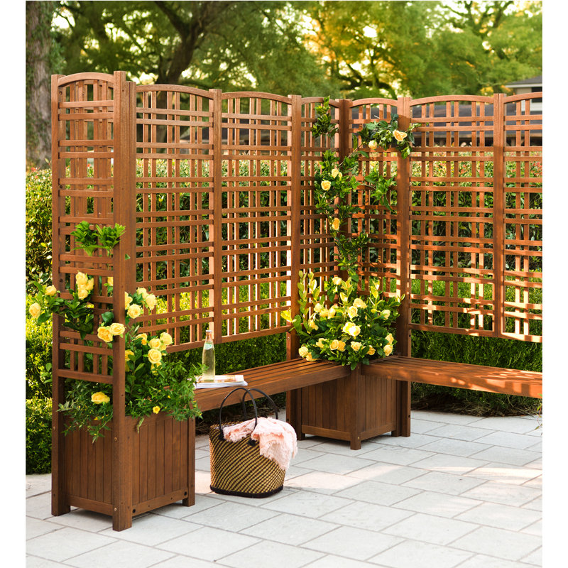 Red Barrel Studio® Large Outdoor Eucalyptus Privacy Trellis | Wayfair