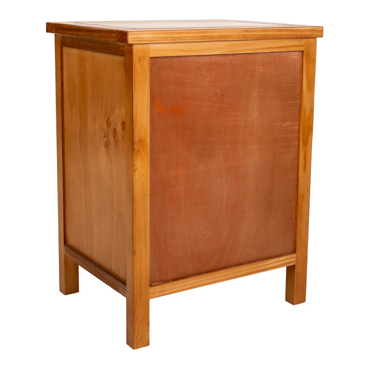 Rosalind Wheeler Stephens Solid + Manufactured Wood Bedside Table ...