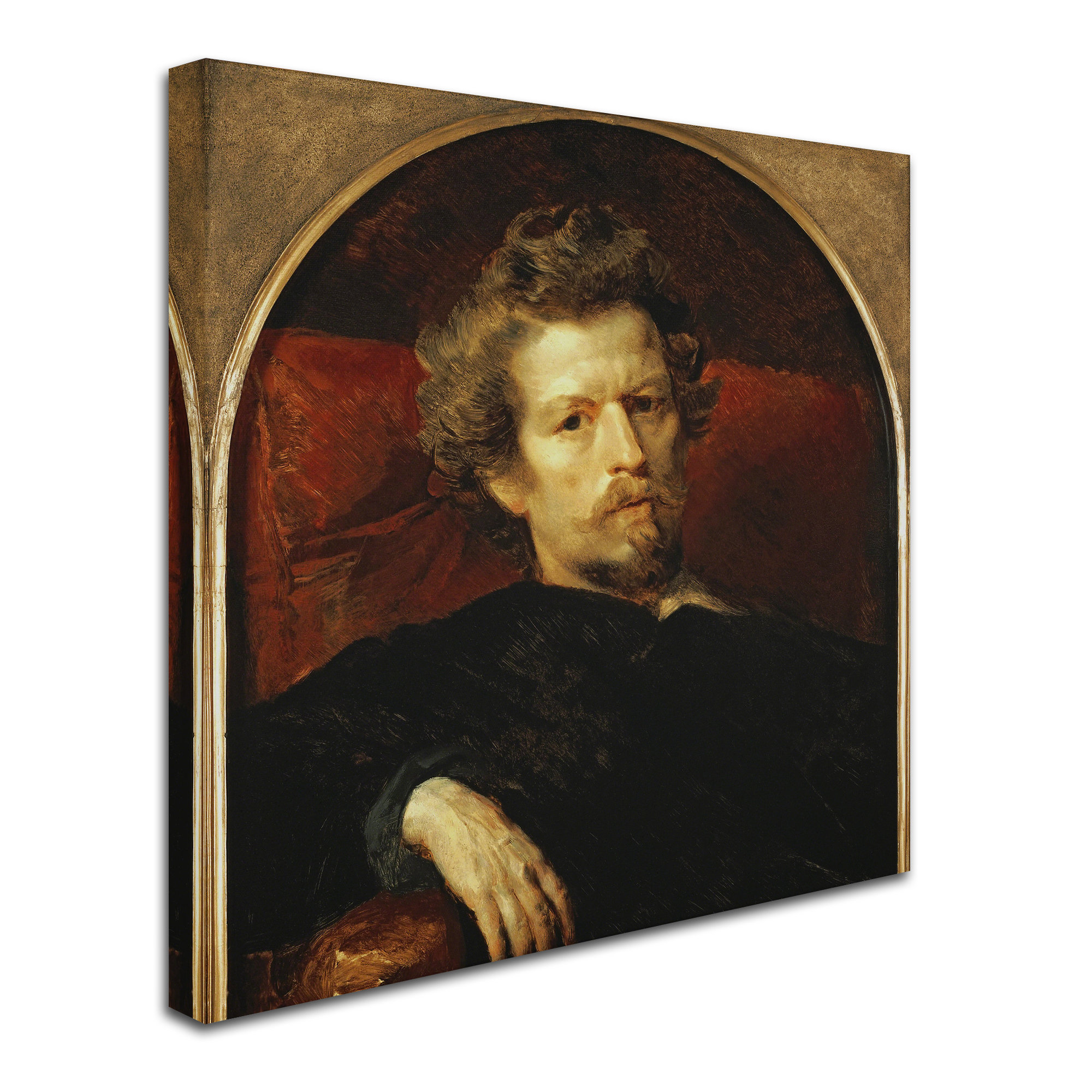 Trademark Fine Art 'Self Portrait' Print on Wrapped Canvas | Wayfair