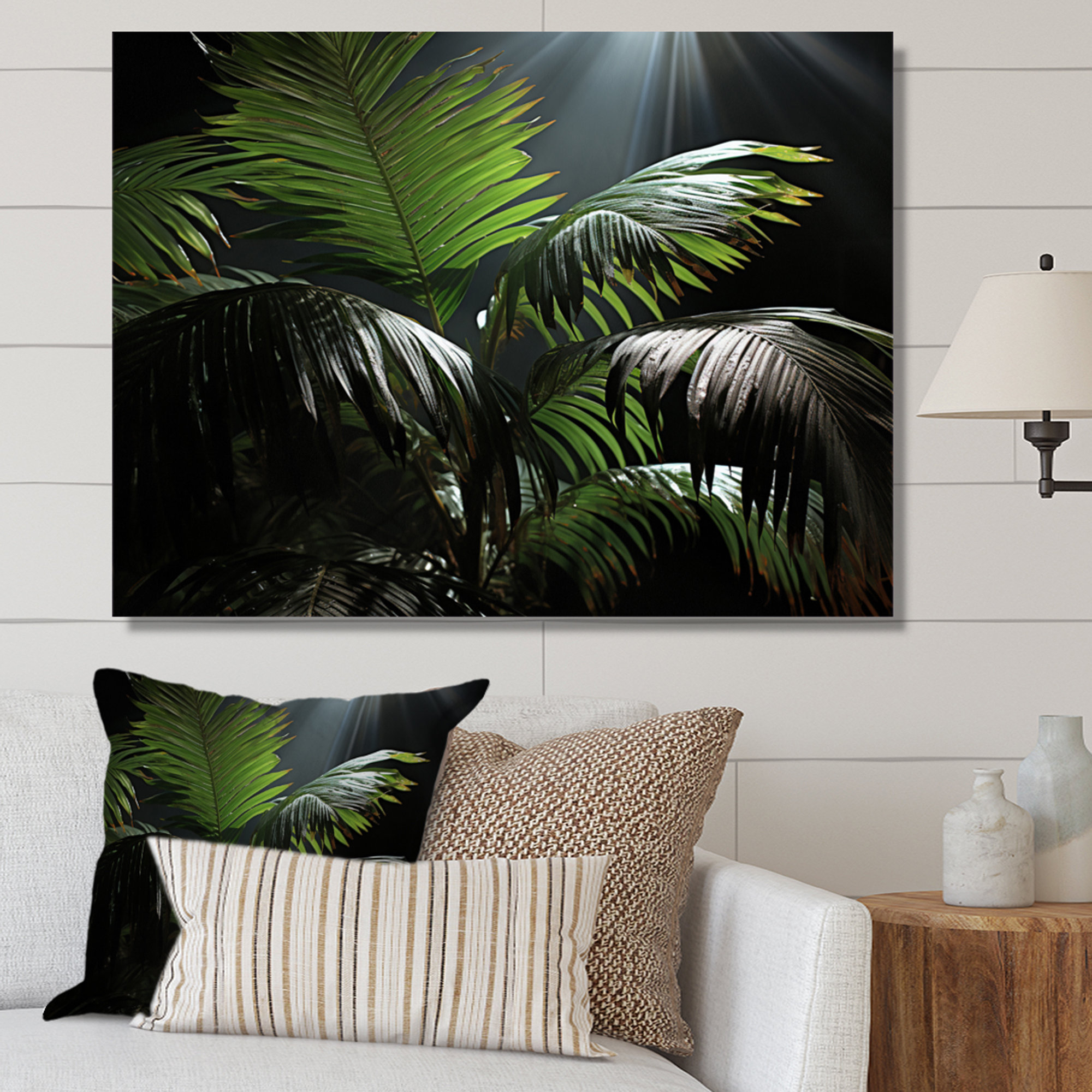 Bayou Breeze Palm Trees Palm III On Canvas Print | Wayfair