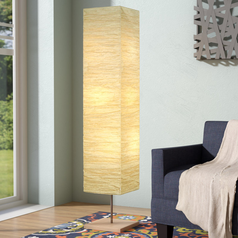 Wrought Studio™ Triplett 58" Column Floor Lamp "& Reviews" | Wayfair