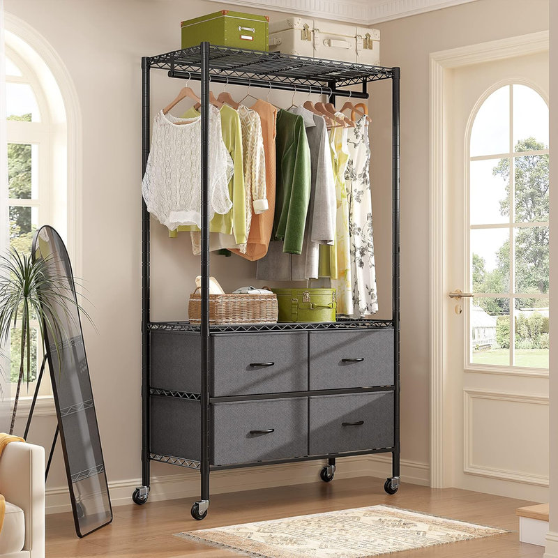 Rebrilliant Quianna Freestanding Clothing Racks | Wayfair