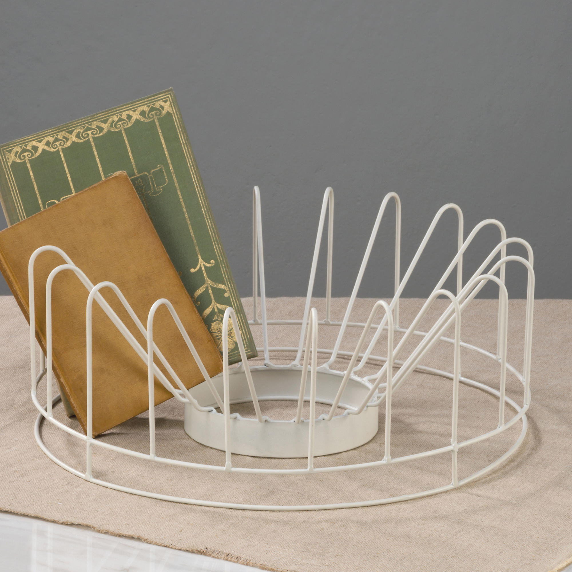 Latitude Run® White Circular Display Plate Rack | Wayfair