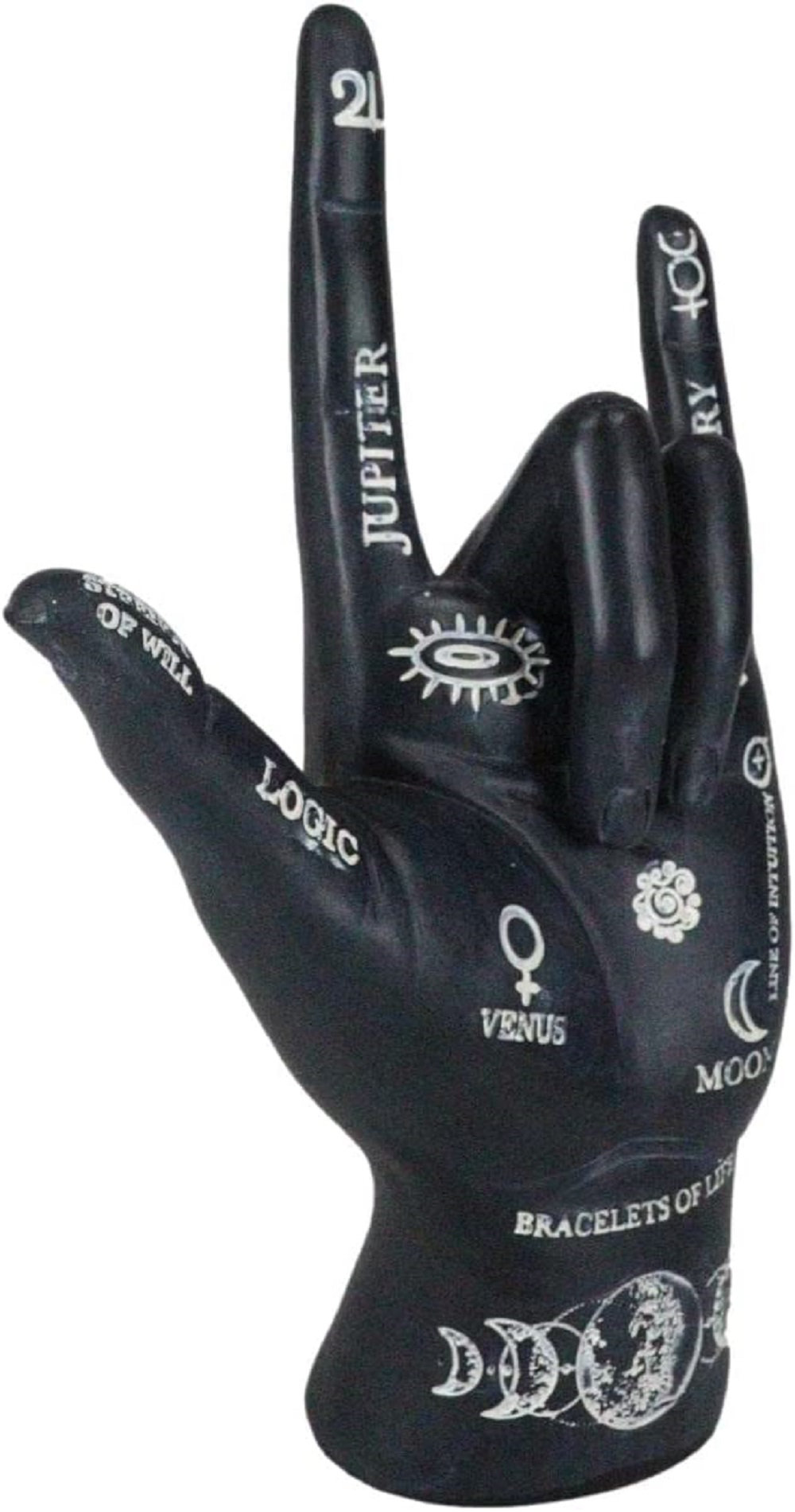 Trinx Ancient Mystical Psychic Fortune Teller Chirology Palmistry Black ...