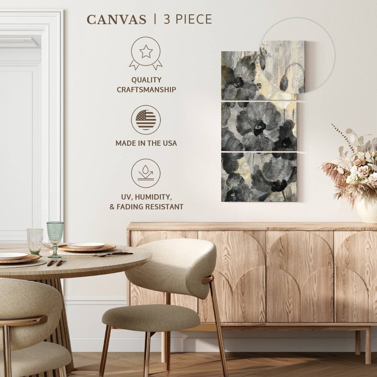 Winston Porter Crystal Raindrops Panel II | Wayfair