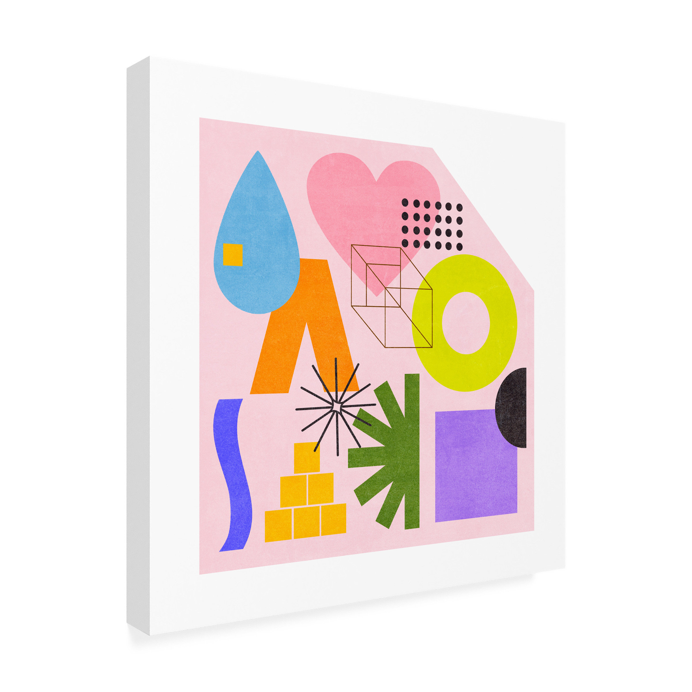 George Oliver Love Is Love IV On Canvas by Melissa Wang Print | Wayfair