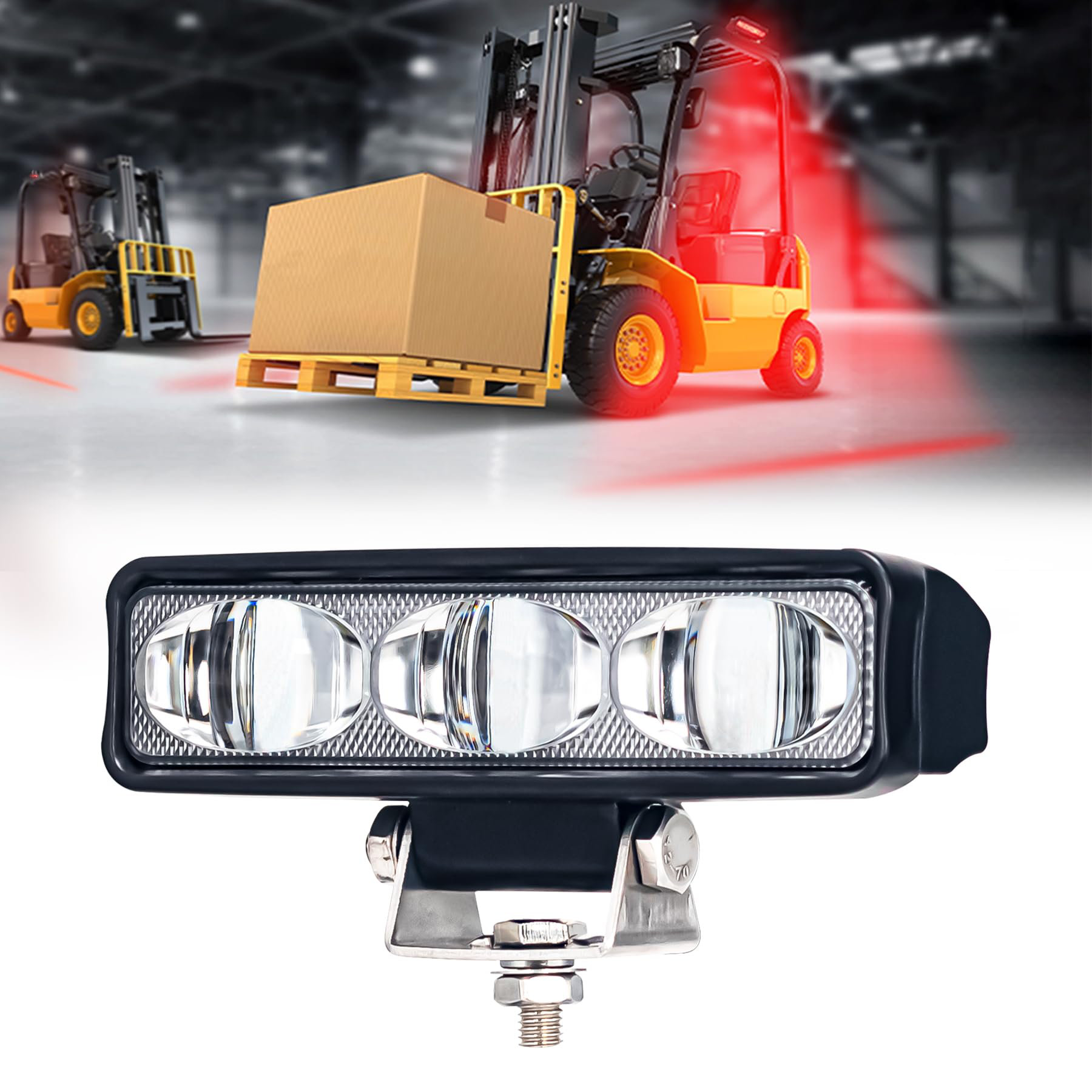 HD FLOORING, INC. Forklift Safety Light LED Straight Line Forklift LED ...