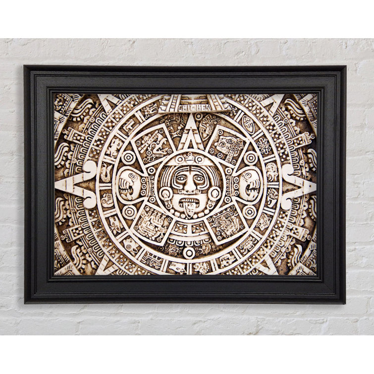 Latitude Vive Mayan Sun 2 - Single Picture Frame Art Prints | Wayfair.co.uk