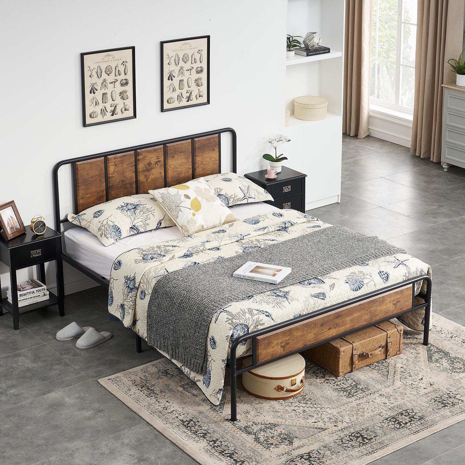 Trent Austin Design Miramontes Steel 3 Piece Bedroom Set