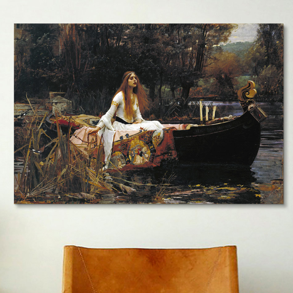 Vault W Artwork The Lady of Shalott by John William Waterhouse Painting ...