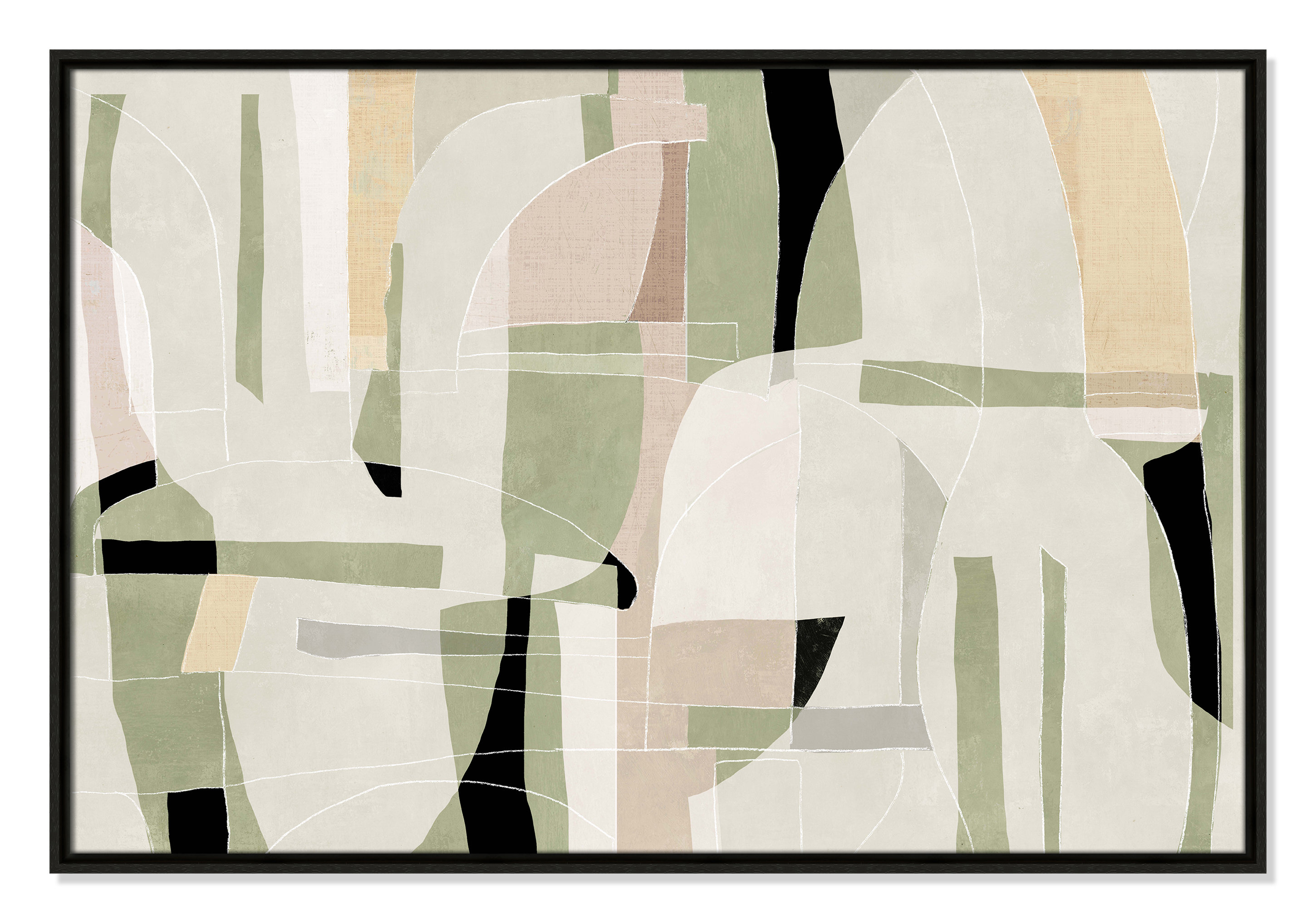 Joss & Main Sunny Barcelona - Floater Frame Canvas | Wayfair