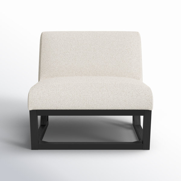 Joss & Main Decollete Upholstered Slipper Chair & Reviews | Wayfair