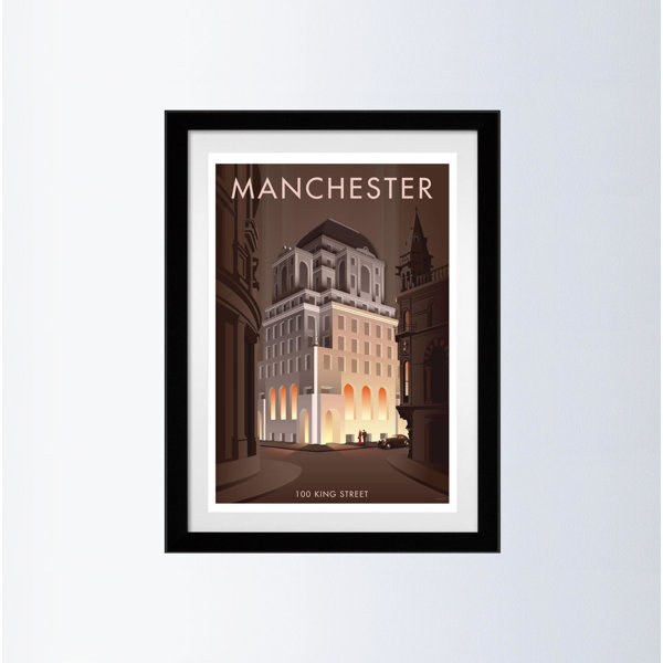 George Oliver Manchester 9 by Stephen Millership - Print | Wayfair.co.uk