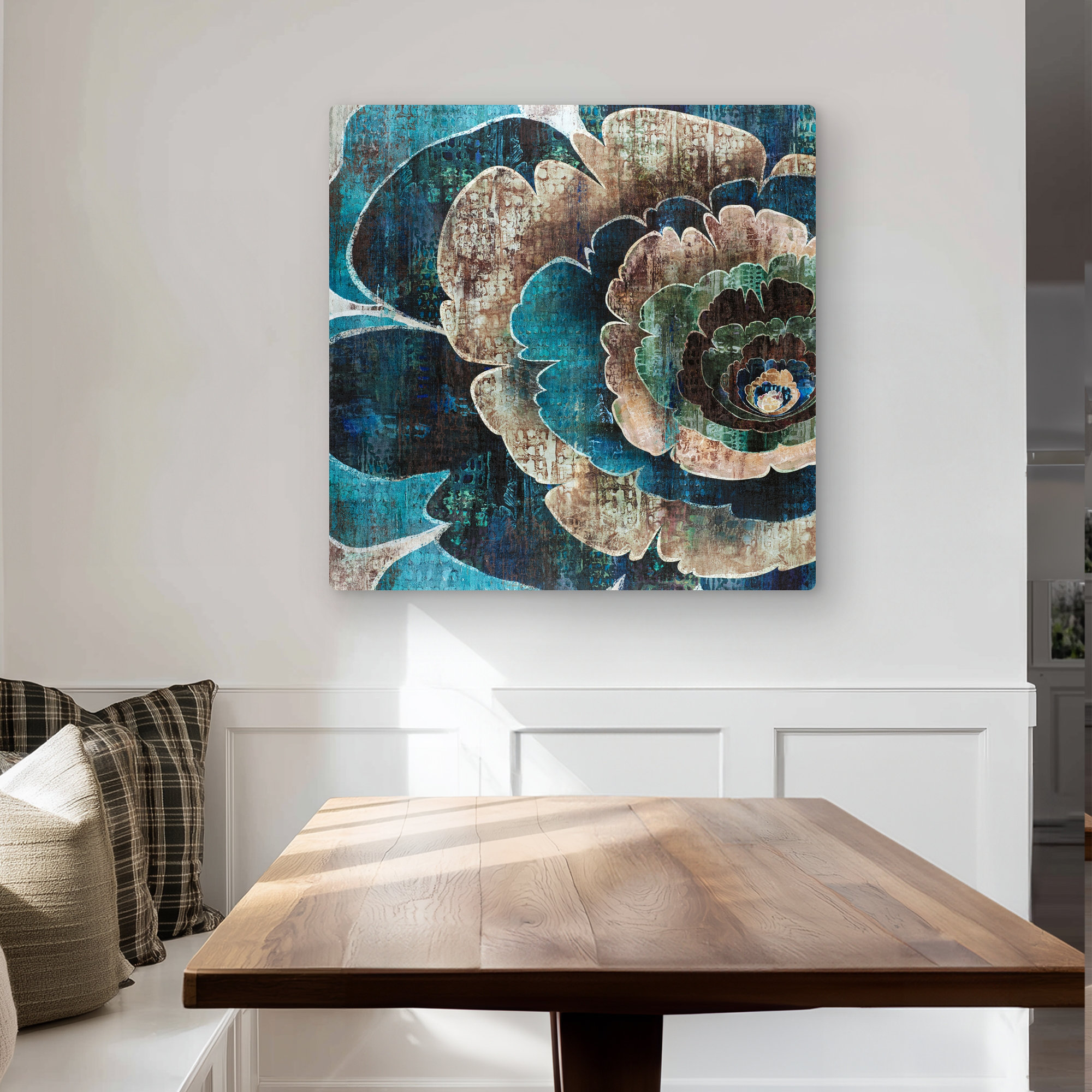 Begin Edition International Inc. Blue Flower Montage - Vintage Flowers ...