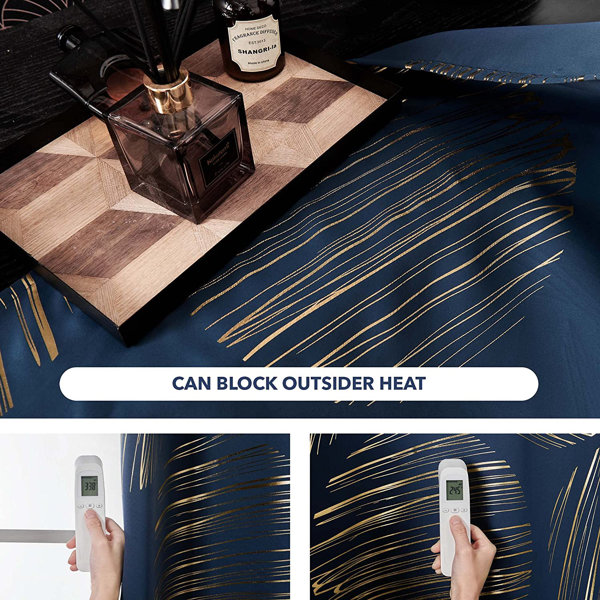 Mercer41 Kopelan Polyester Blackout Curtain Pair | Wayfair