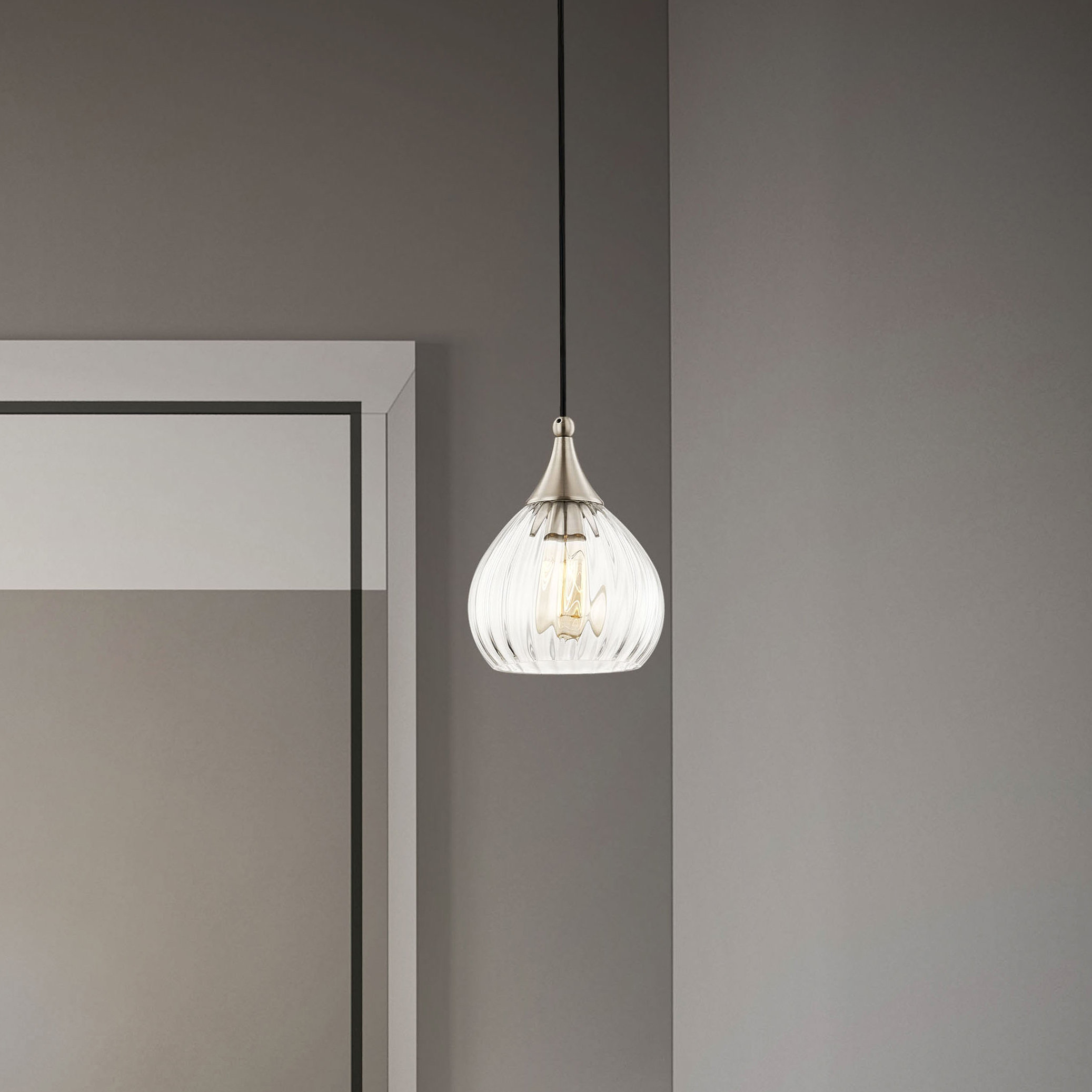 Wade Logan® Averly 1-Light Single Bulb Pendant & Reviews | Wayfair