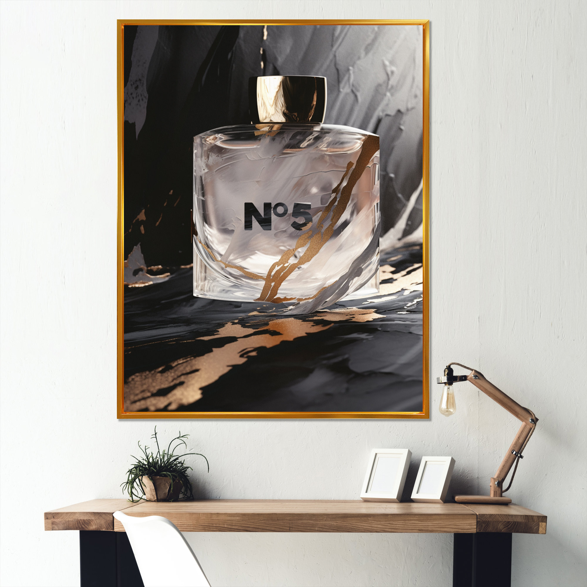 House of Hampton® Black Perfume Bottle Masterpieces I - Fashion Perfume ...