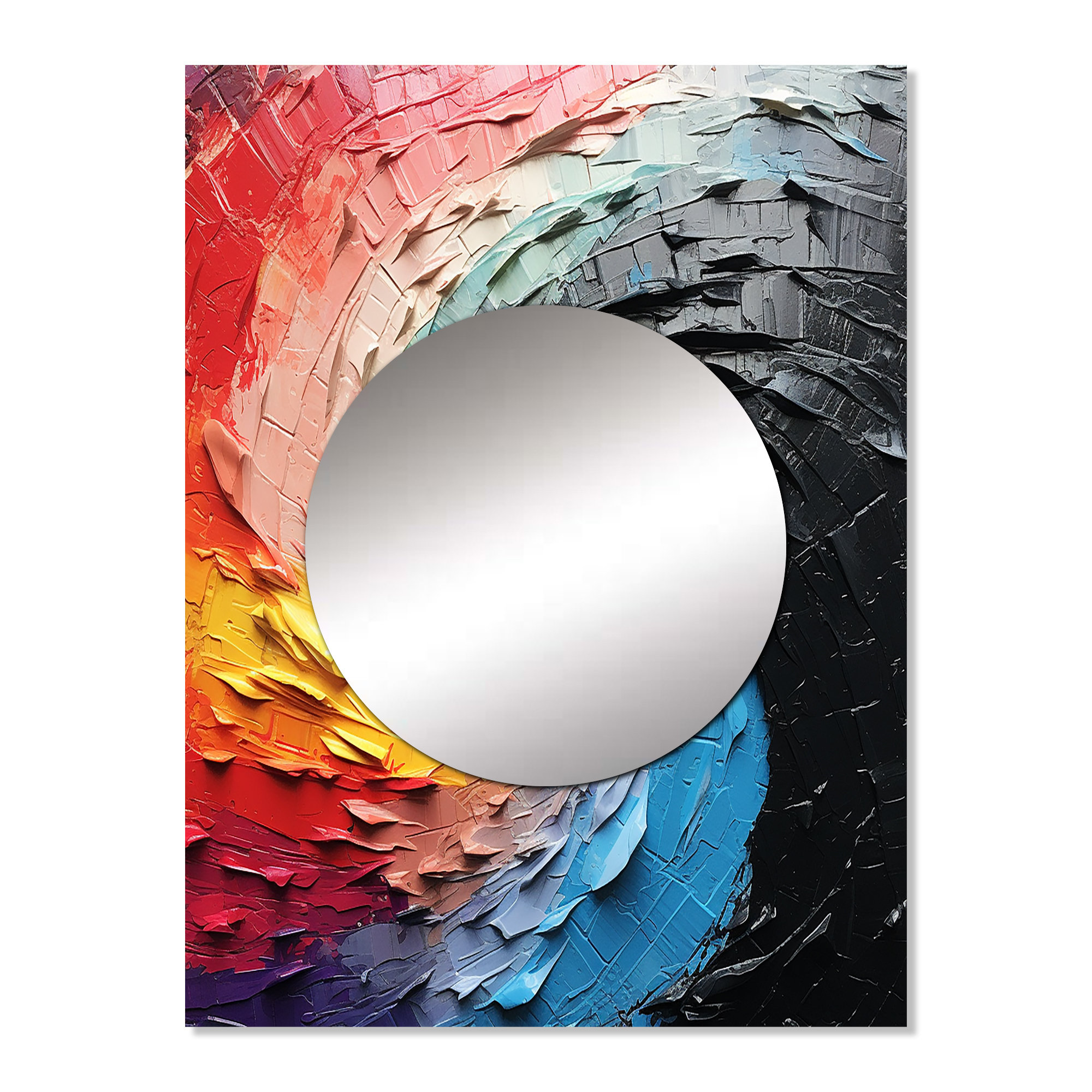 East Urban Home Minimalism Rainbow Prismatic Dreams - Rainbow Unique ...