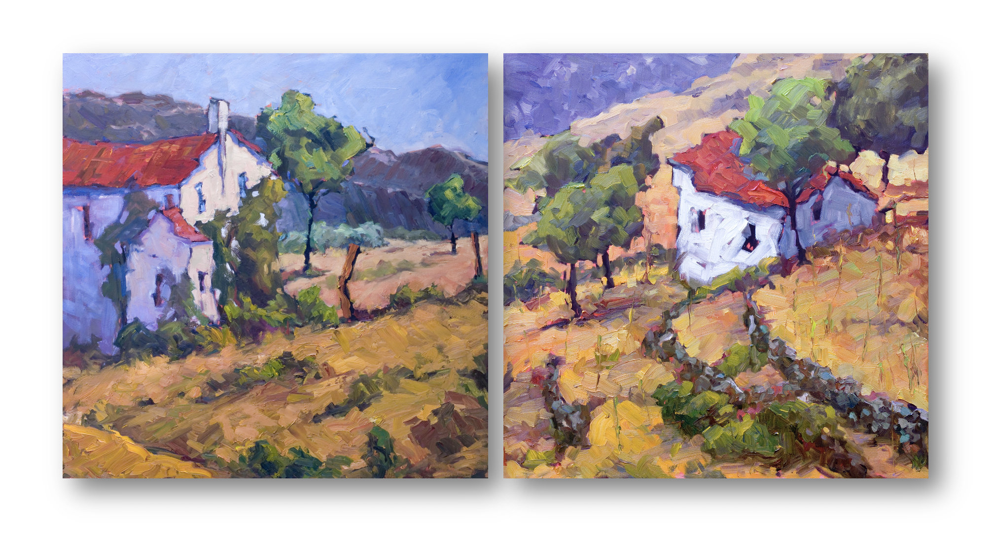 John Beard Collection Hillside Set by John Beard - Artist Enhanced ...