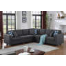 Ebern Designs Solina Linen Reversible Modular Corner Sectional Sofa ...