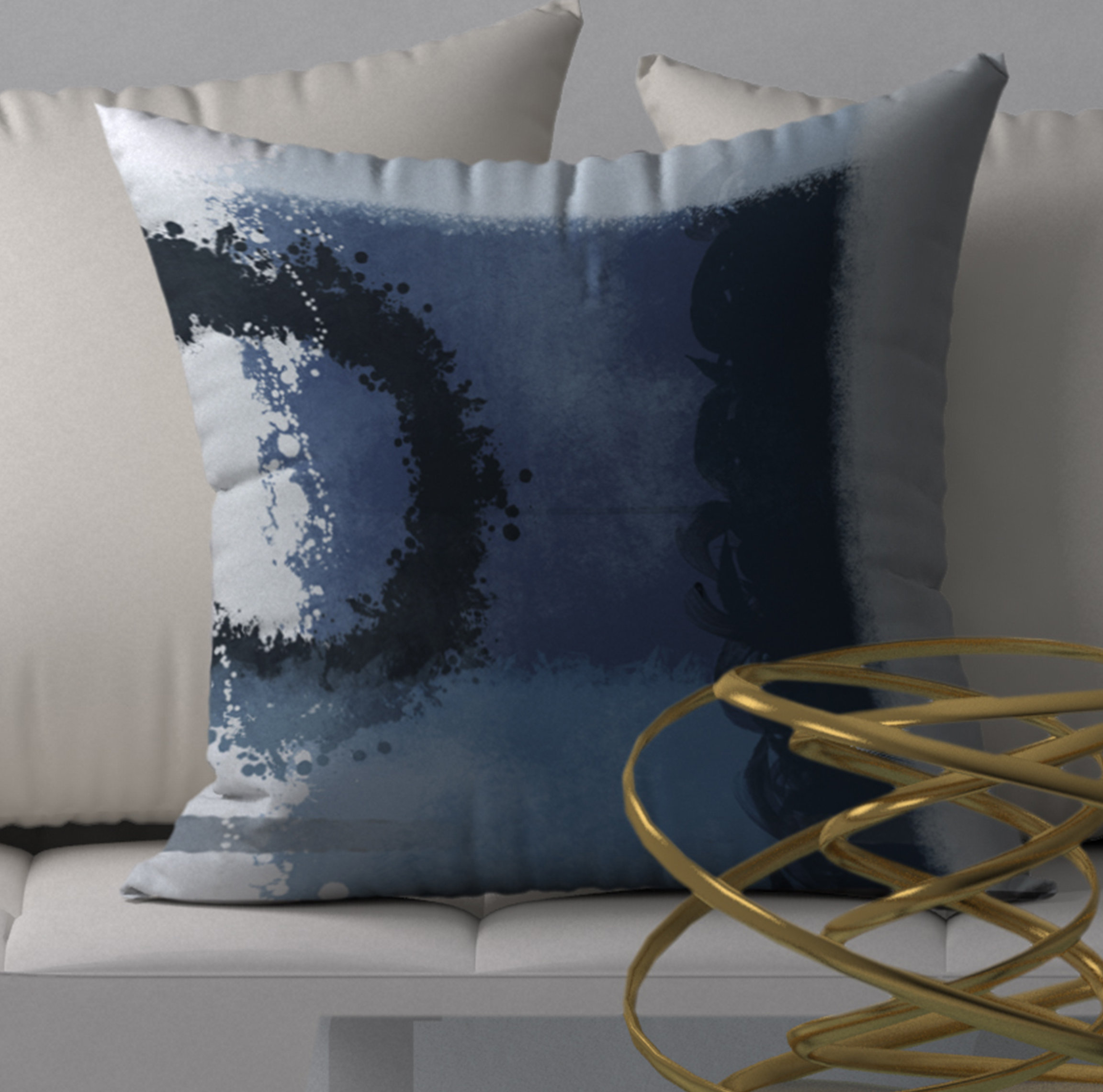 LeRoi Products Prime Brilliant Decorative Square Pillow Cover & Insert ...