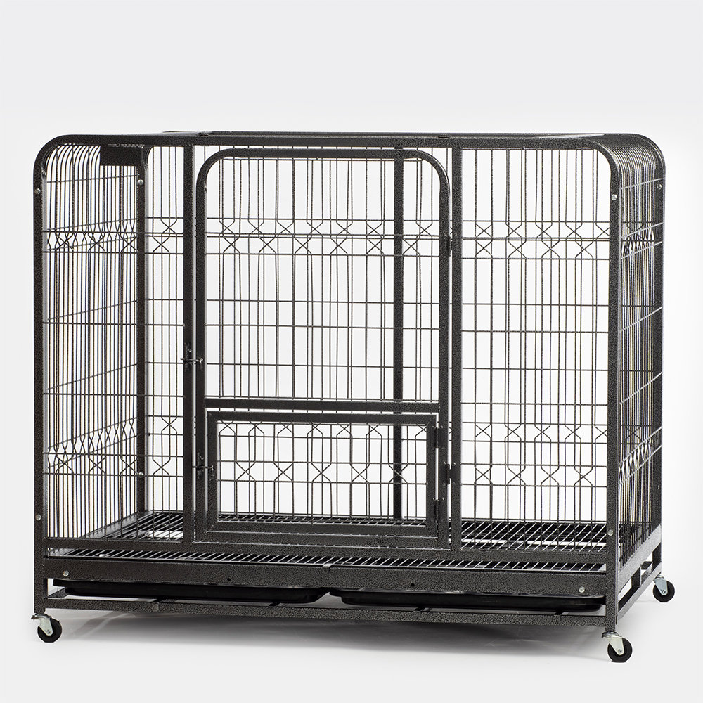 Tucker Murphy Pet™ Premium Heavy Duty Dog Crate With Casters & Reviews ...