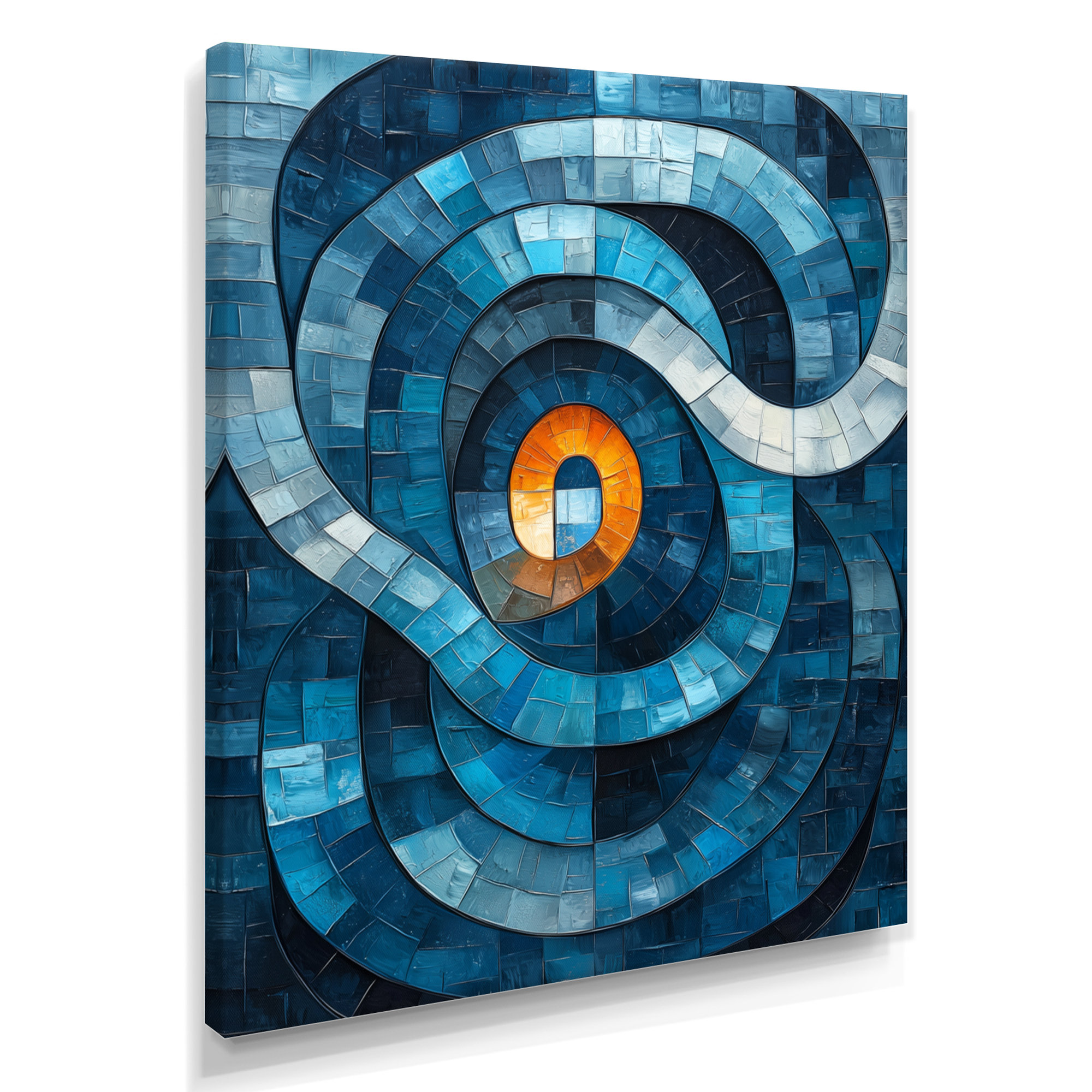 Wrought Studio™ Obelin - Abstract Canvas Art Print | Wayfair