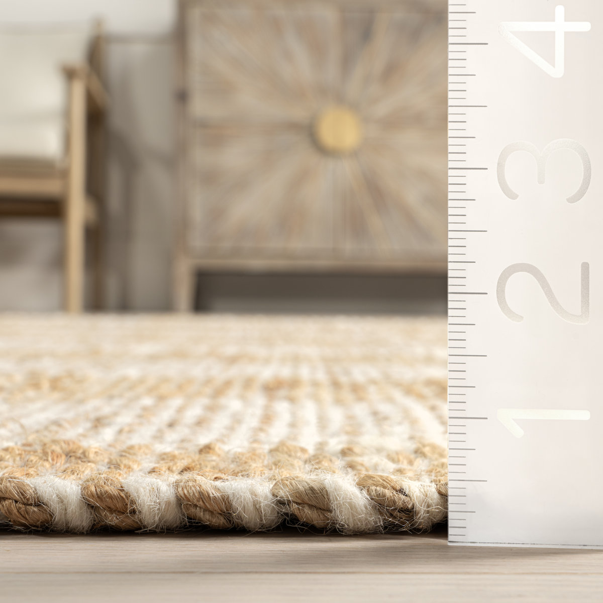 Beachcrest Home™ Hillcrest Jute and Wool Area Rug | Wayfair