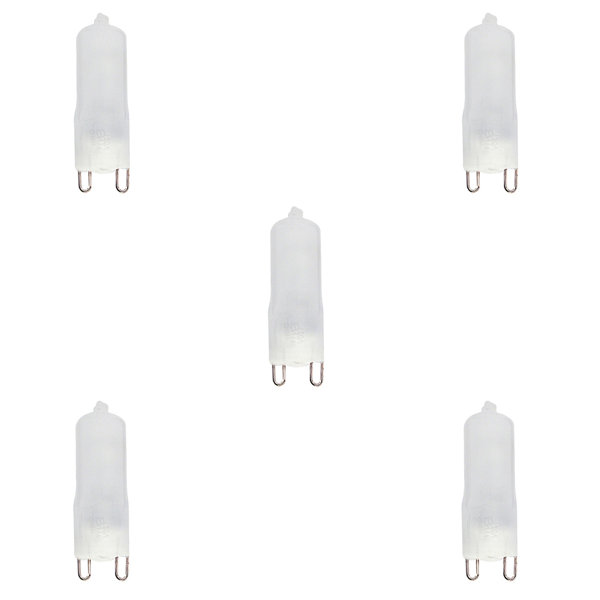 Bulbrite Industries 75 Watt T4 G9/Bi-pin Dimmable 2900K Halogen Bulb ...