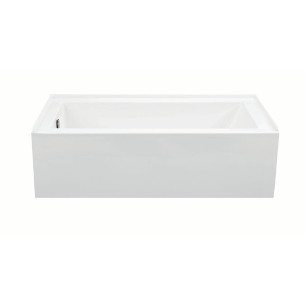 MTI Baths Cameron 2 Alcove Standard Whirlpool Tub - Matte Slope | Wayfair