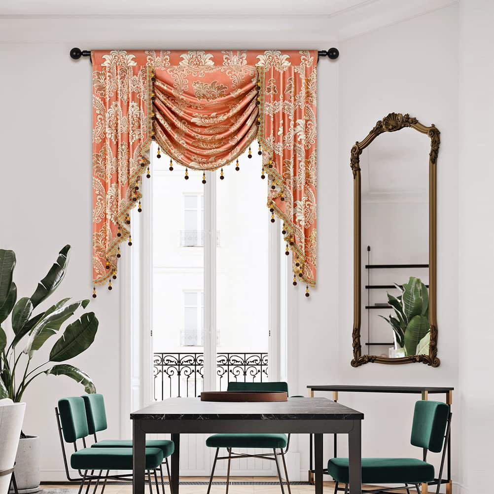 PALEYI 1 Panel Swag Waterfall Valance | Wayfair