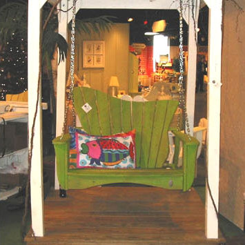 Rustic Porch Swings You'll Love | Wayfair
