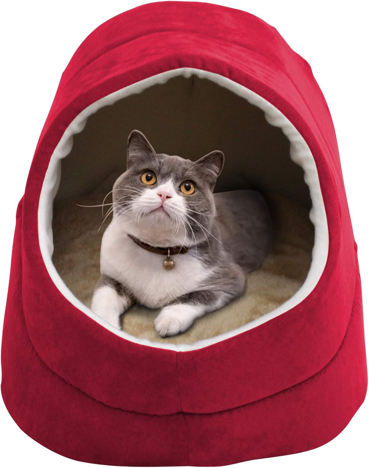 Tucker Murphy Pet™ Cat Cave For Cat And Warming Burrow Cat Bed, Pet ...