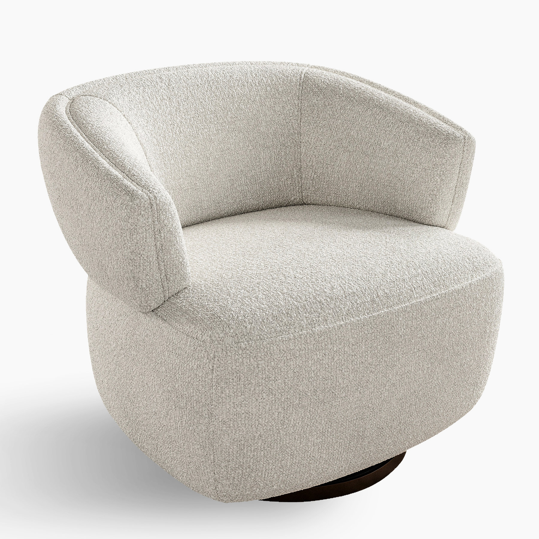 Orren Ellis 360-degree Swivel Chair - Beige. Upholstery. Deep And Comfy ...