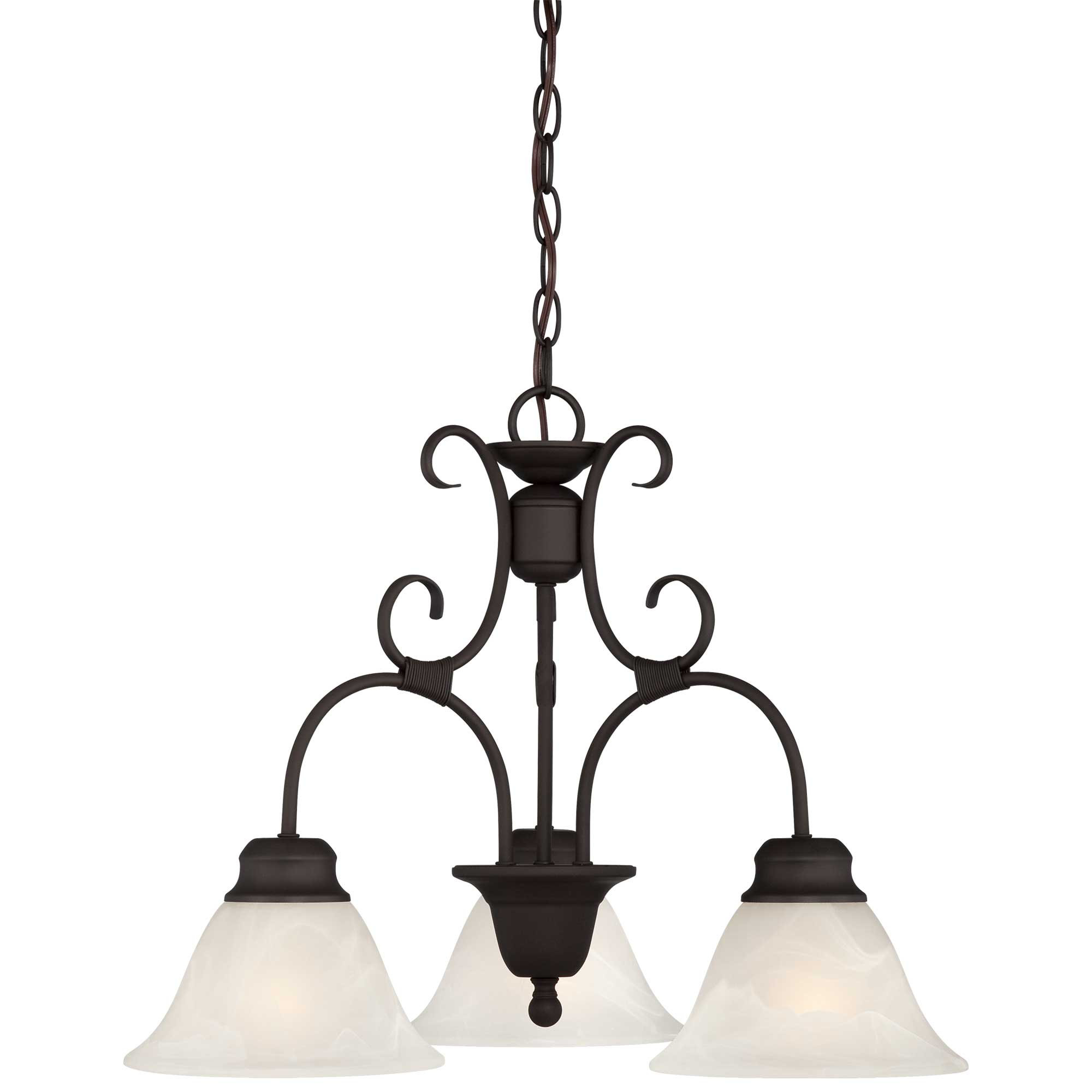 Fleur De Lis Living Sawyers V2143-79 Troy 3-Light Indoor Antique Bronze ...