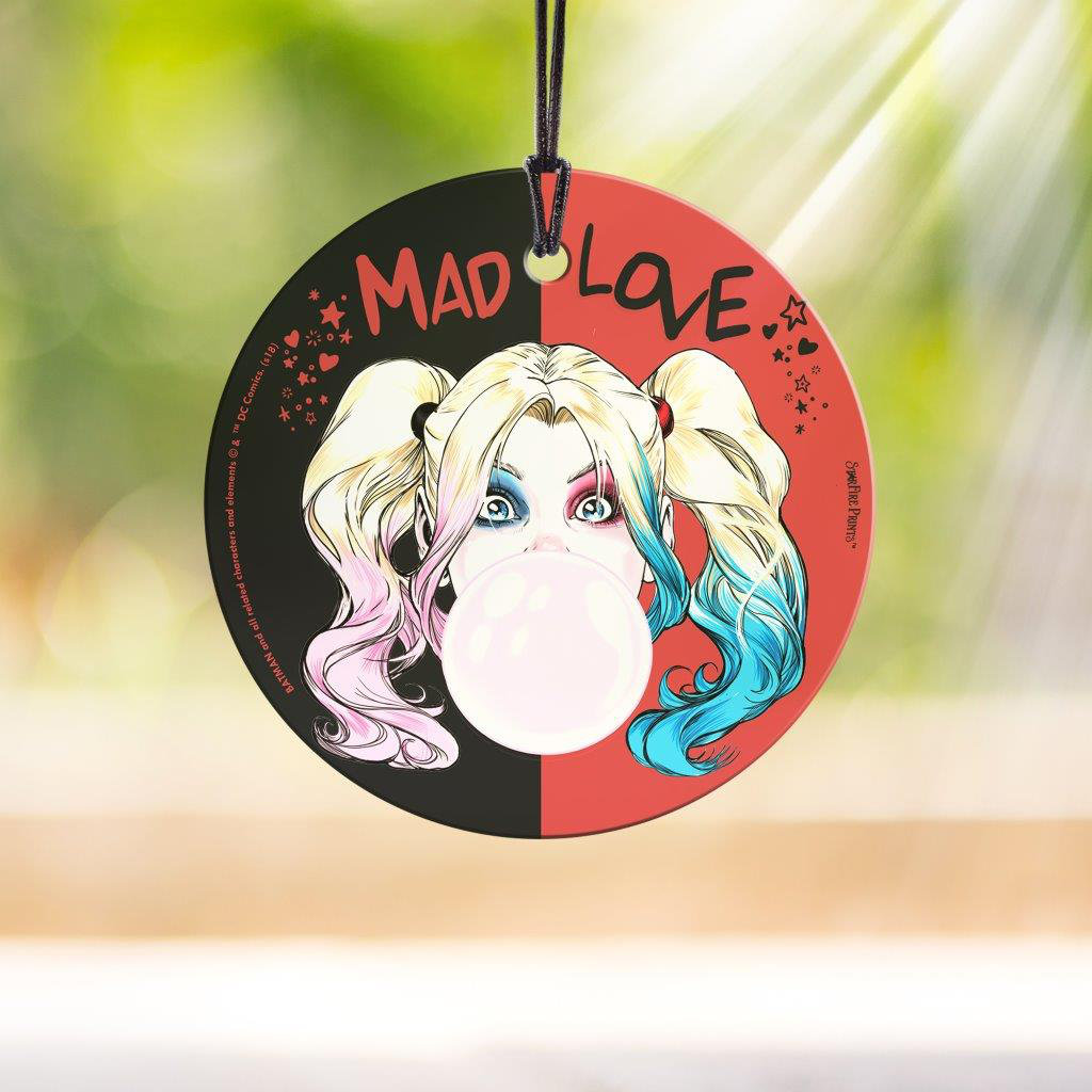 Trend Setters Harley Quinn Bubblegum Dc Comics Suncatcher Hanging Glass ...