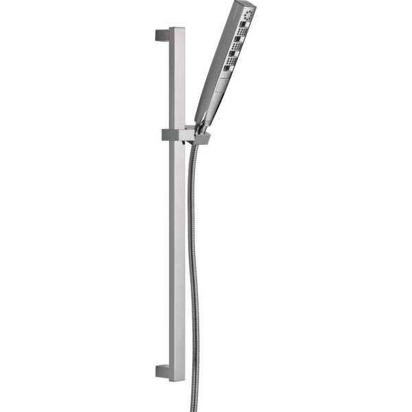 Delta Tetra H2Okinetic Handheld Shower Head with Slide Bar, Hand Shower ...