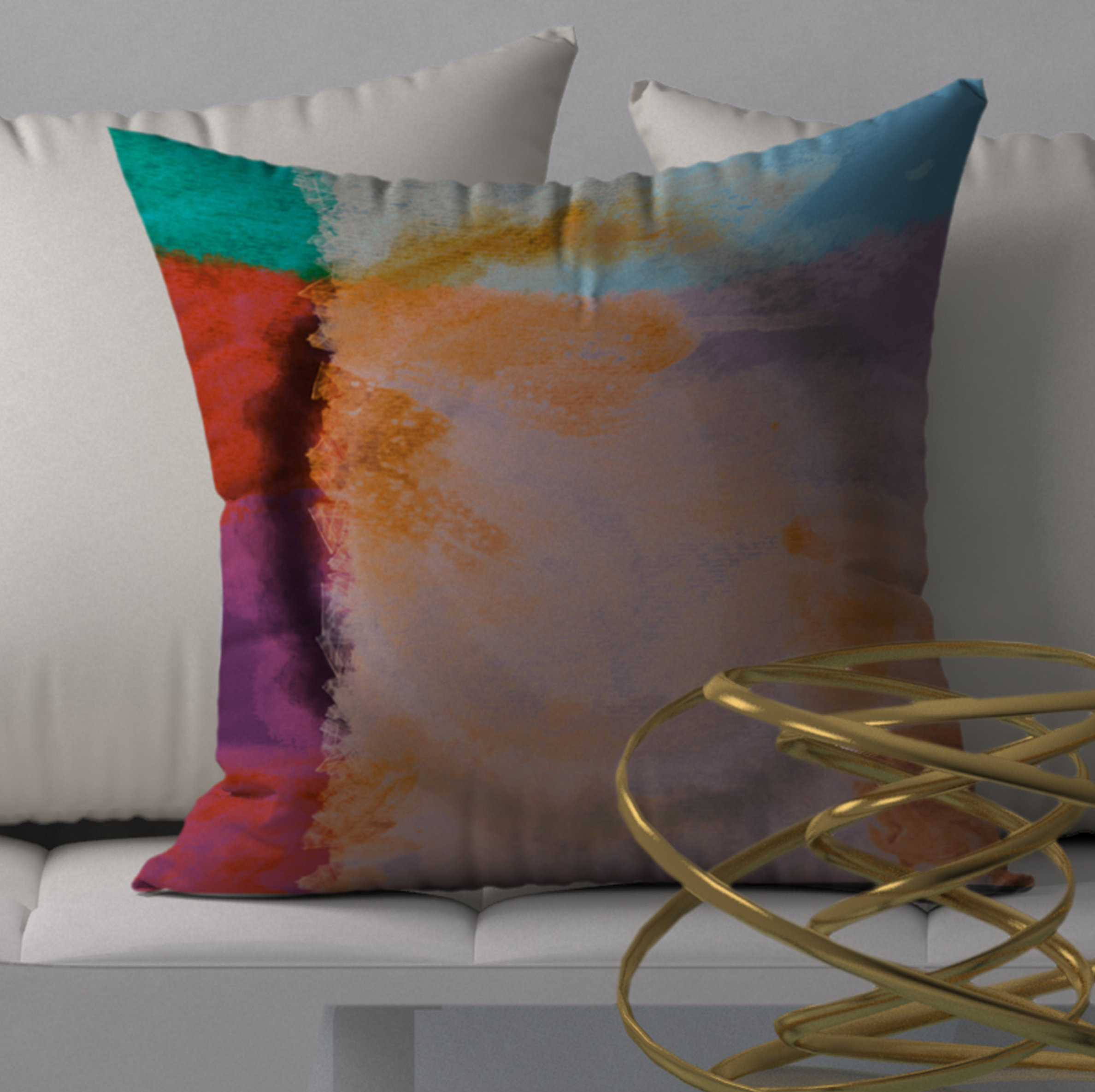 LeRoi Products Clear Amazing Square Pillow Cover & Insert | Wayfair