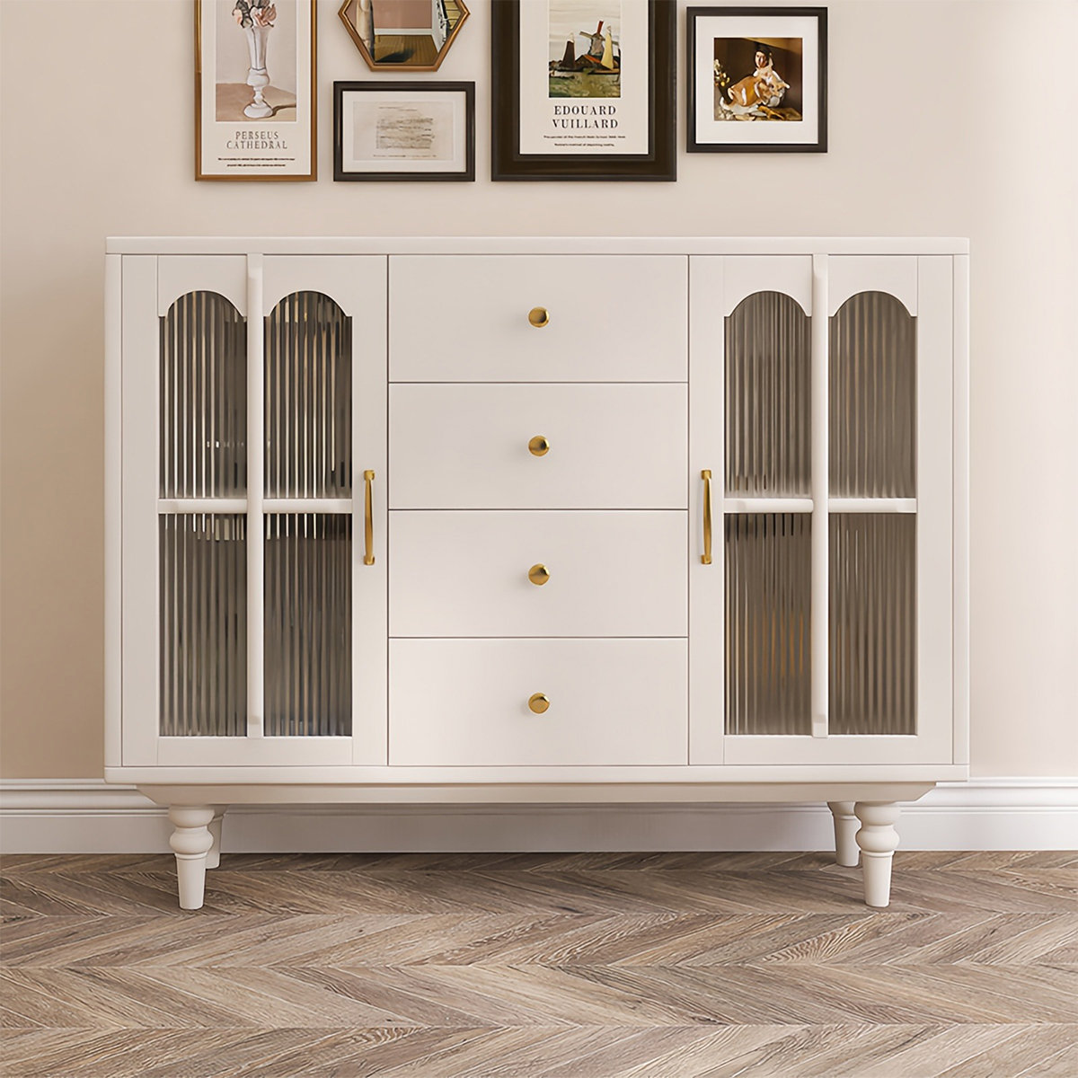 Canora Grey Retro-style storage sideboard cabinet - Wayfair Canada