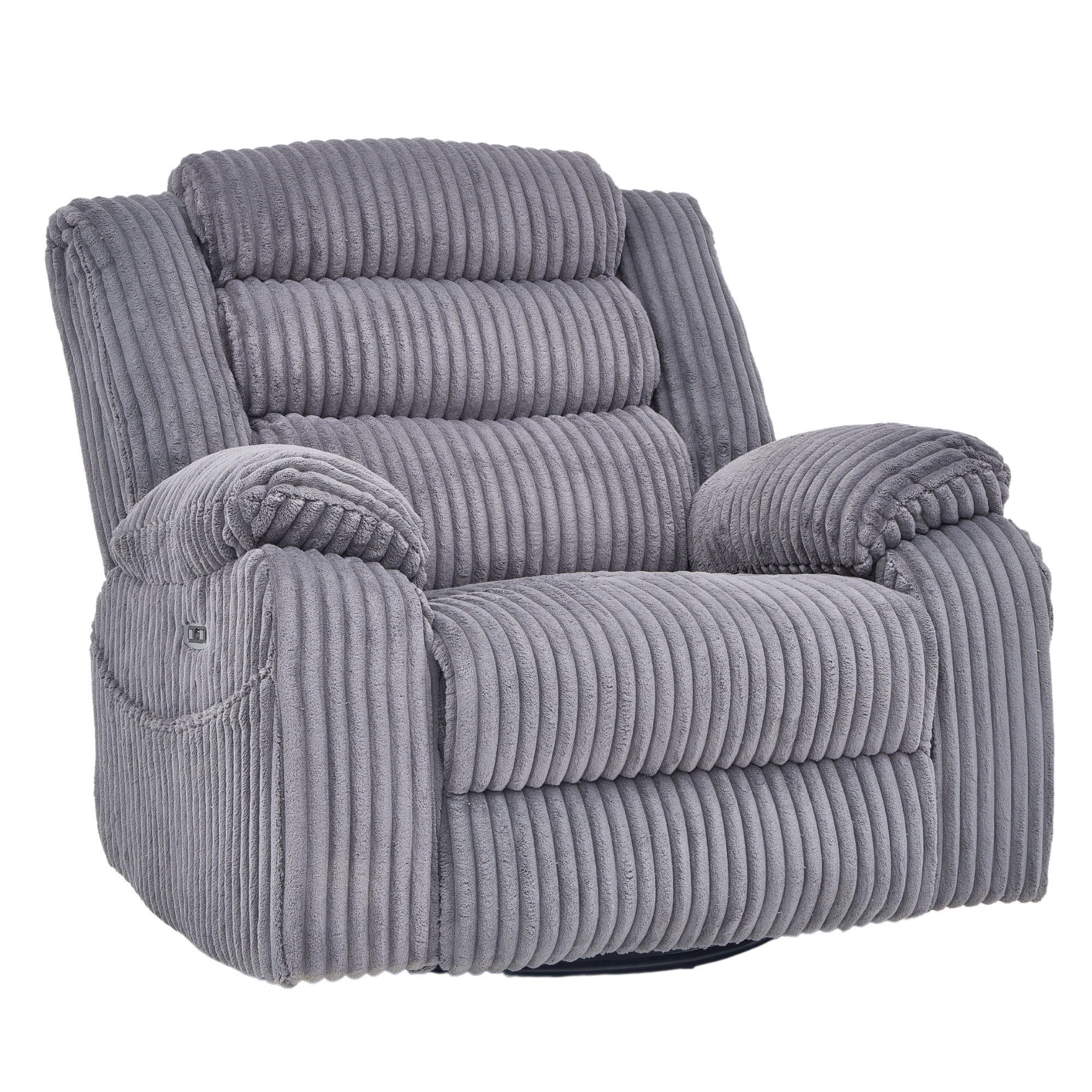 Latitude Run® Extra Wide Rocker Power Recliner Chair 270° Swivel With ...