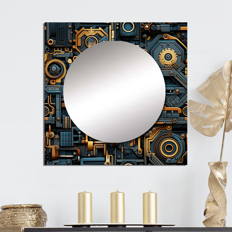 steampunk mirror frame