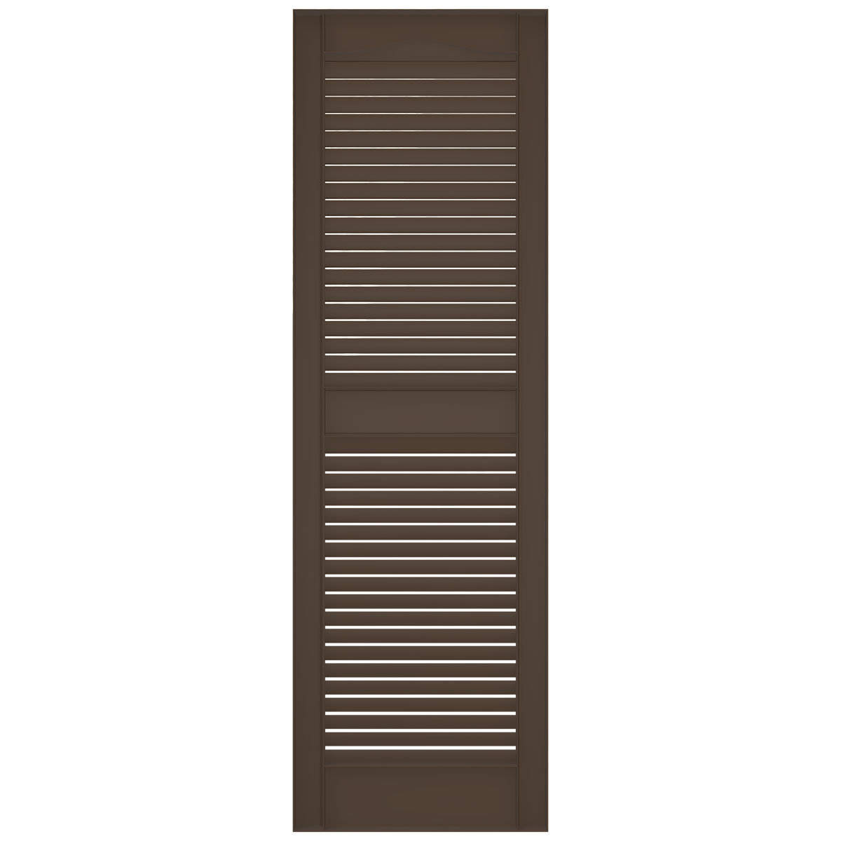 Builders Edge, TailorMade Cathedral Top Center Mullion, Open Louver ...